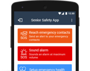 Senior alert system for safety alerts, monitoring & fraud prevention